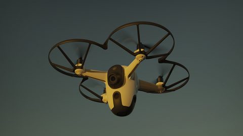 Flying robots with an overview - the Beehive security drone system